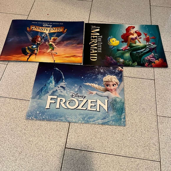 Disney | Other | Disney Lithography Bundle Little Mermaid Frozen Tinker ...